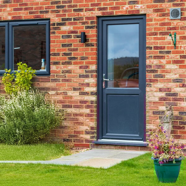 UPVC Bespoke Single Door - Glass Openings