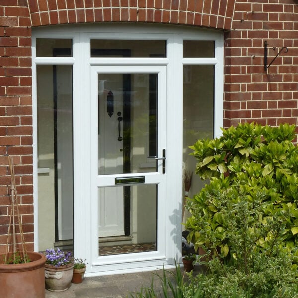 UPVC Bespoke Single Door - Glass Openings