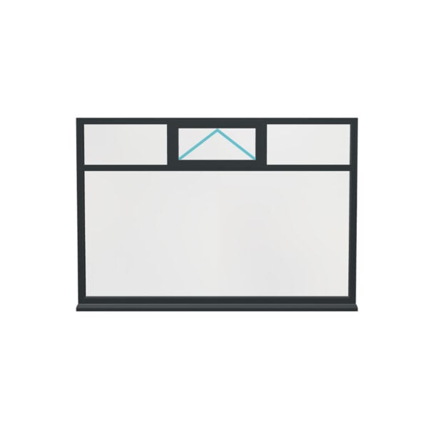 Aluminium Casement Window (Style 39) - Glass Openings