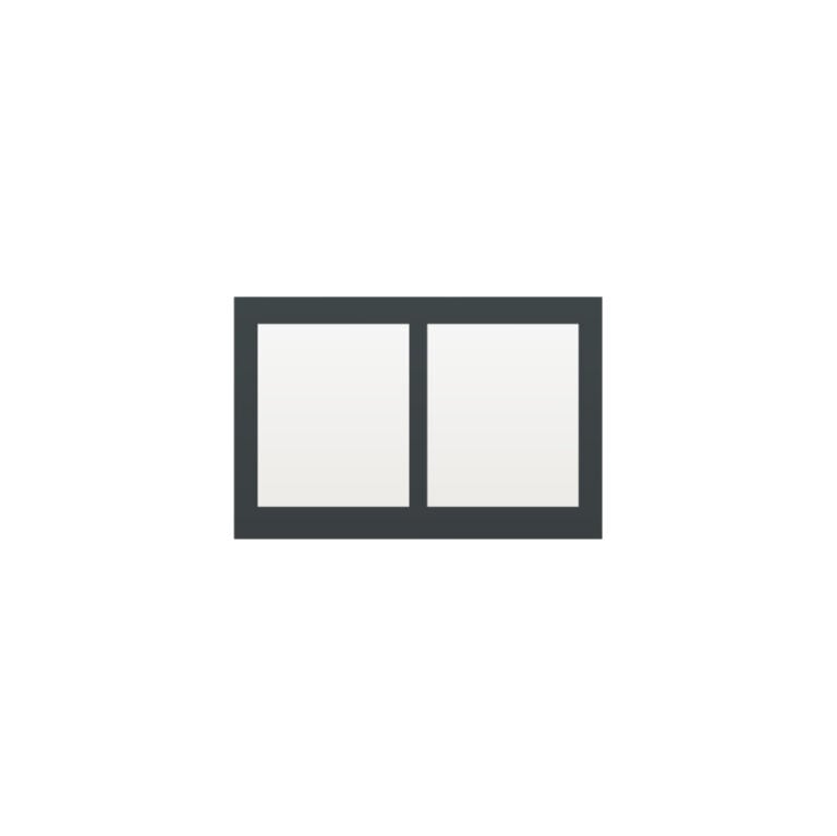 Aluminium Bespoke Sliding Window (2 Slider) - Glass Openings