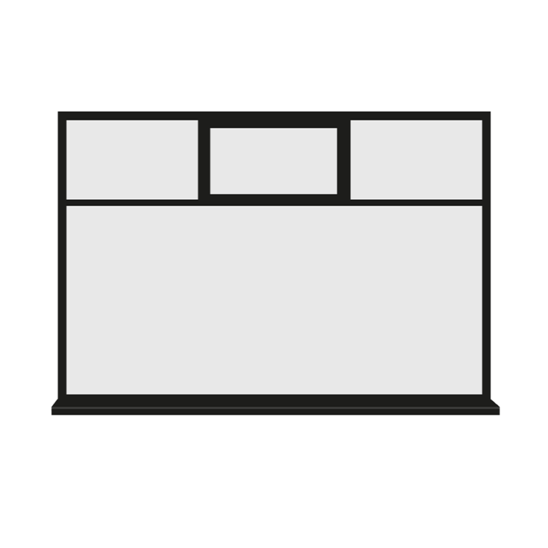 Aluminium Heritage Window (Style 39) - Glass Openings