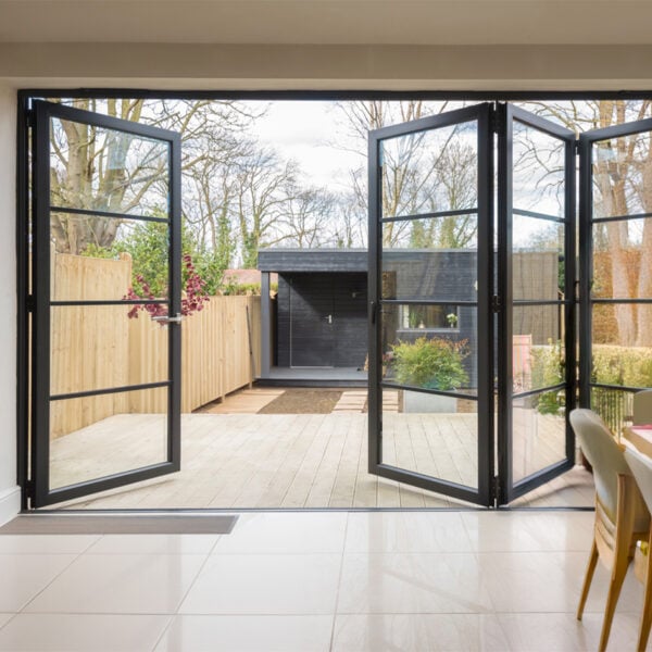 Bespoke 4 Panel Bifold (2 Astragal Bars) - Glass Openings