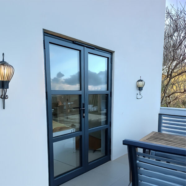 Aluminium Bespoke French Door (2 Transom) - Glass Openings