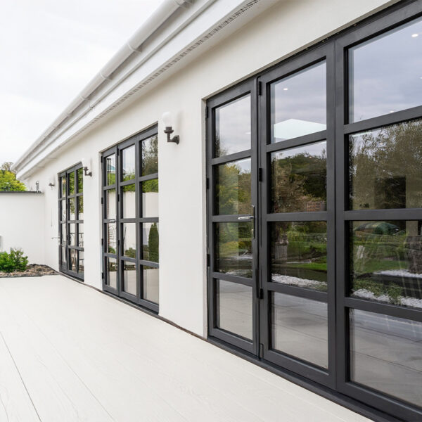 Bespoke 3 Panel Bifold (4 Transom) - Glass Openings