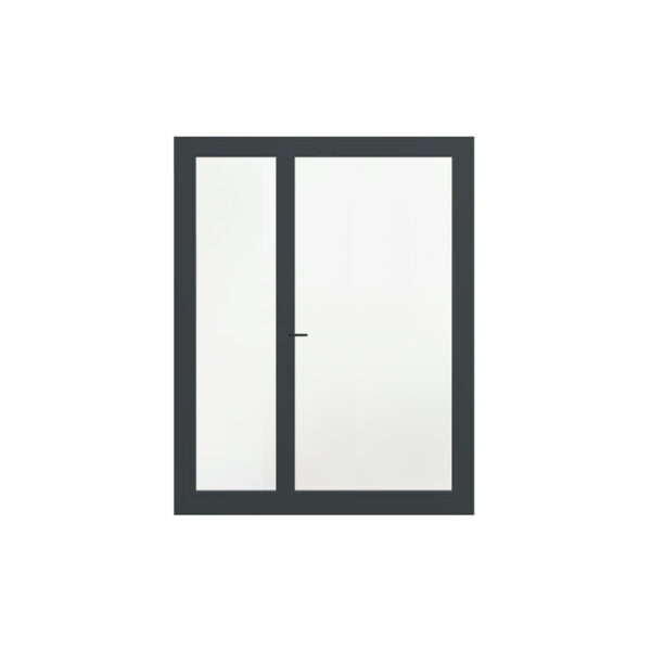 Aluminium Bespoke Offset French Door - Glass Openings